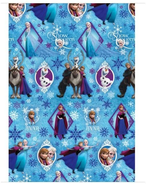 DISNEY FROZEN Gift Wrap Roll (4 meter long) - Ideal wrapping paper for ...