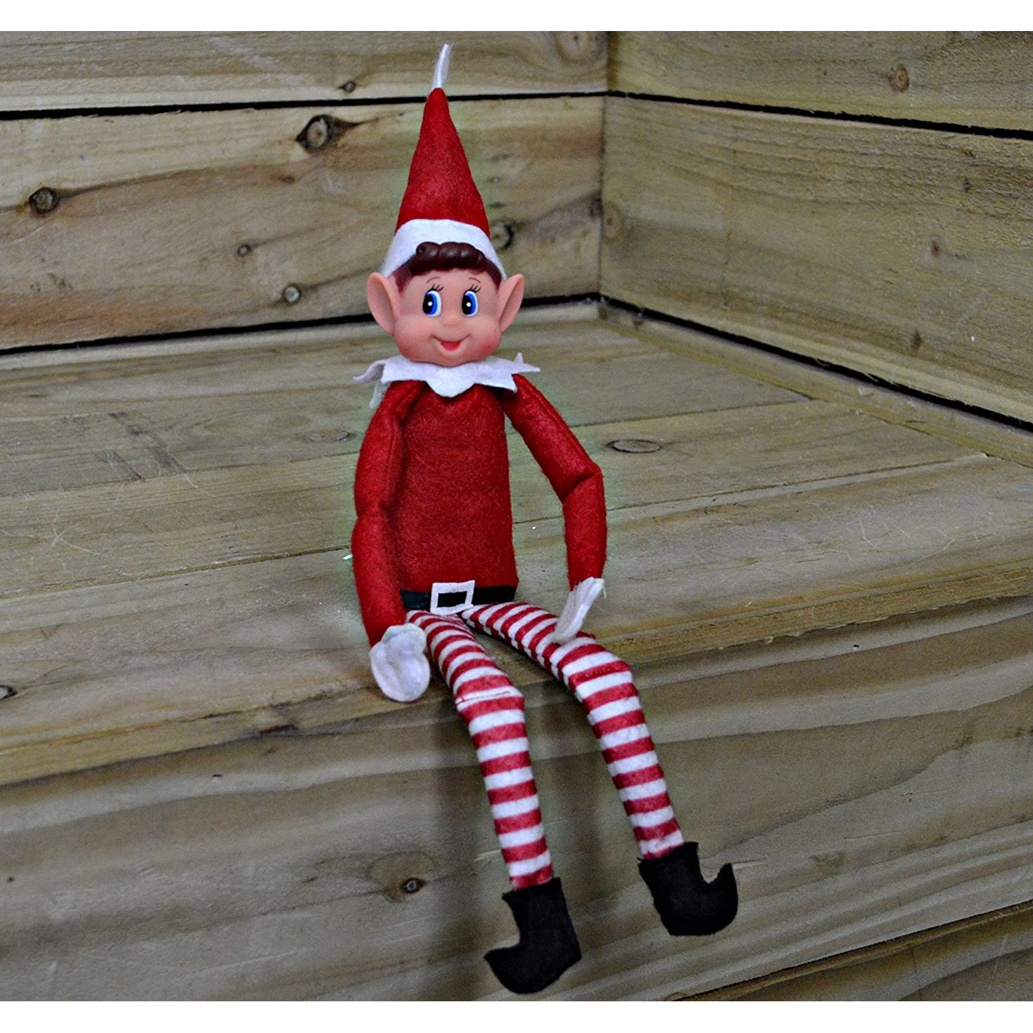 Elves Behavin' Badly - Pack of 2 Elf Plush With Vinyl Face - Red/White ...