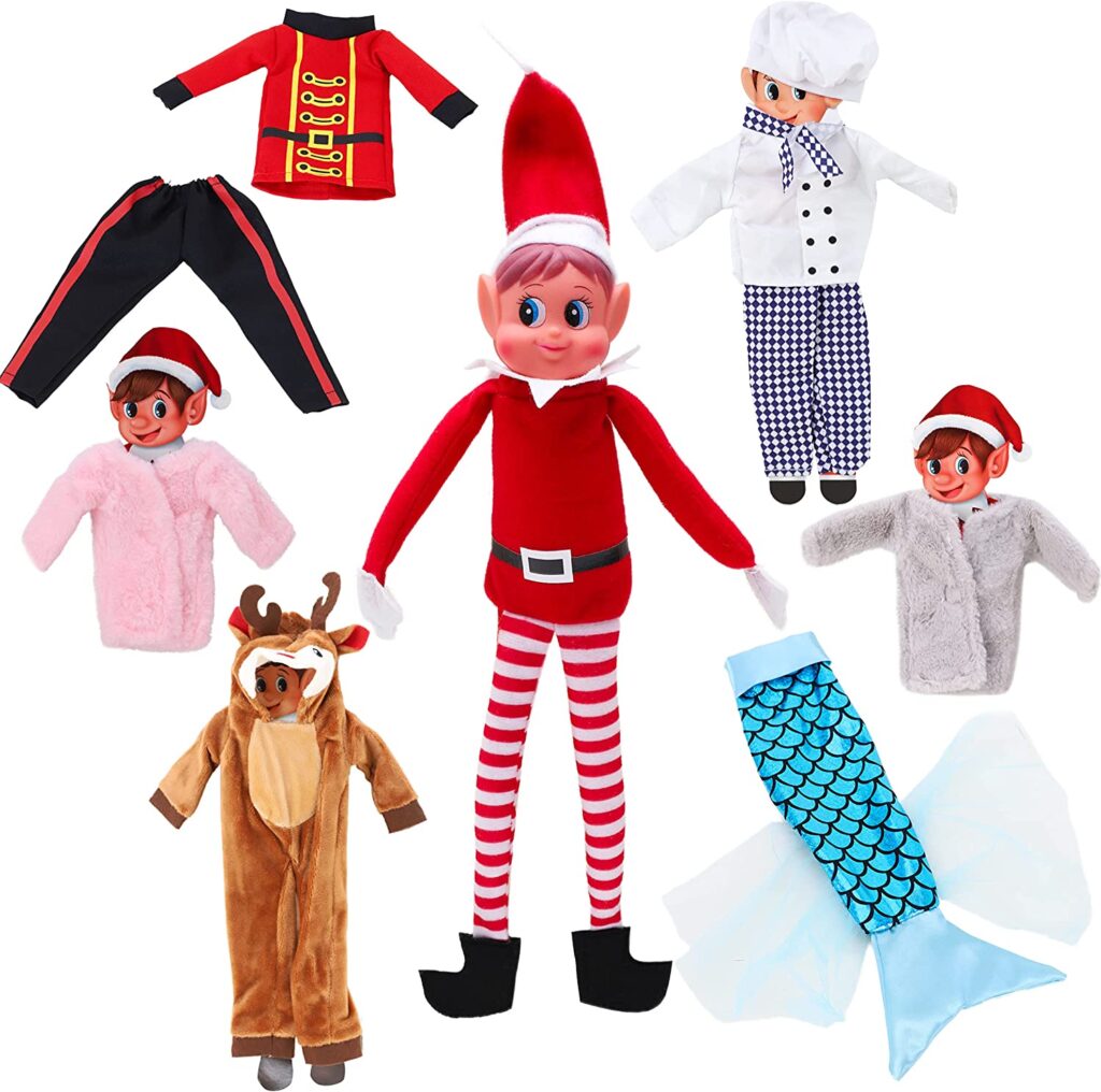 Elves Behavin Badly Naughty Elf Soft Toy with Outfit - Naughty Elf Costumes - Silly Elves ...